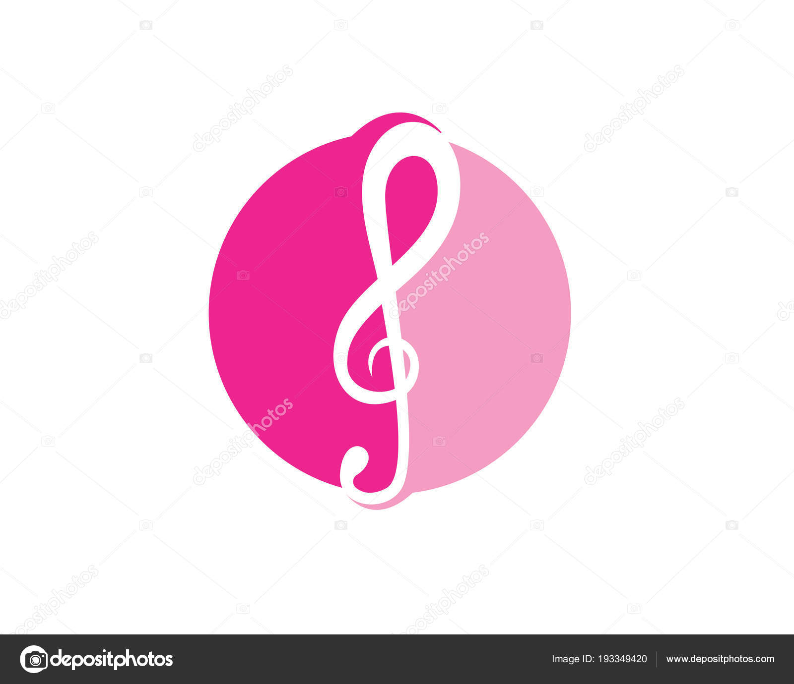 Templat Logo Dan Ikon Catatan Musik Vektor Stok oleh ©Hatigraphic 193349420