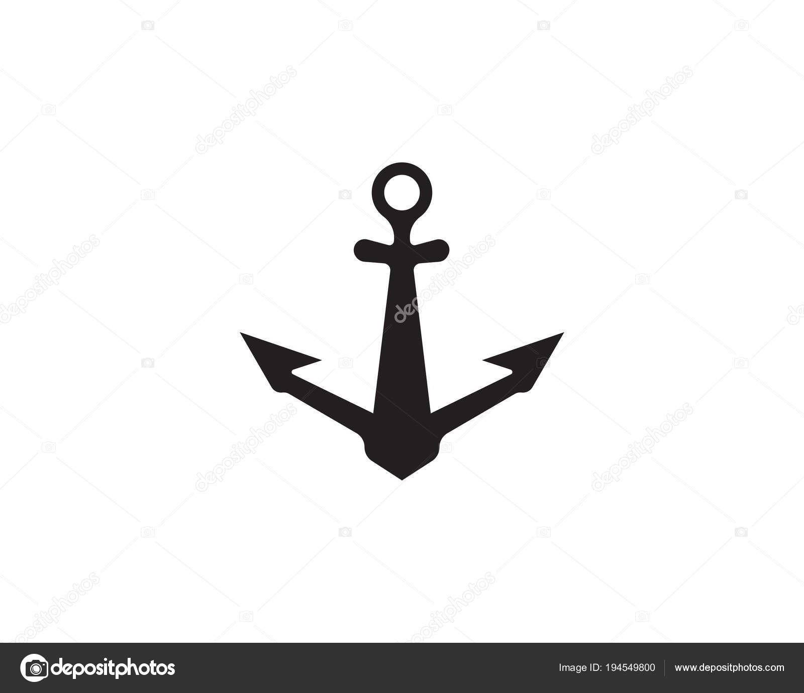Logo d'ancre et icônes vectorielles de modèle de symbole Vecteur par ...