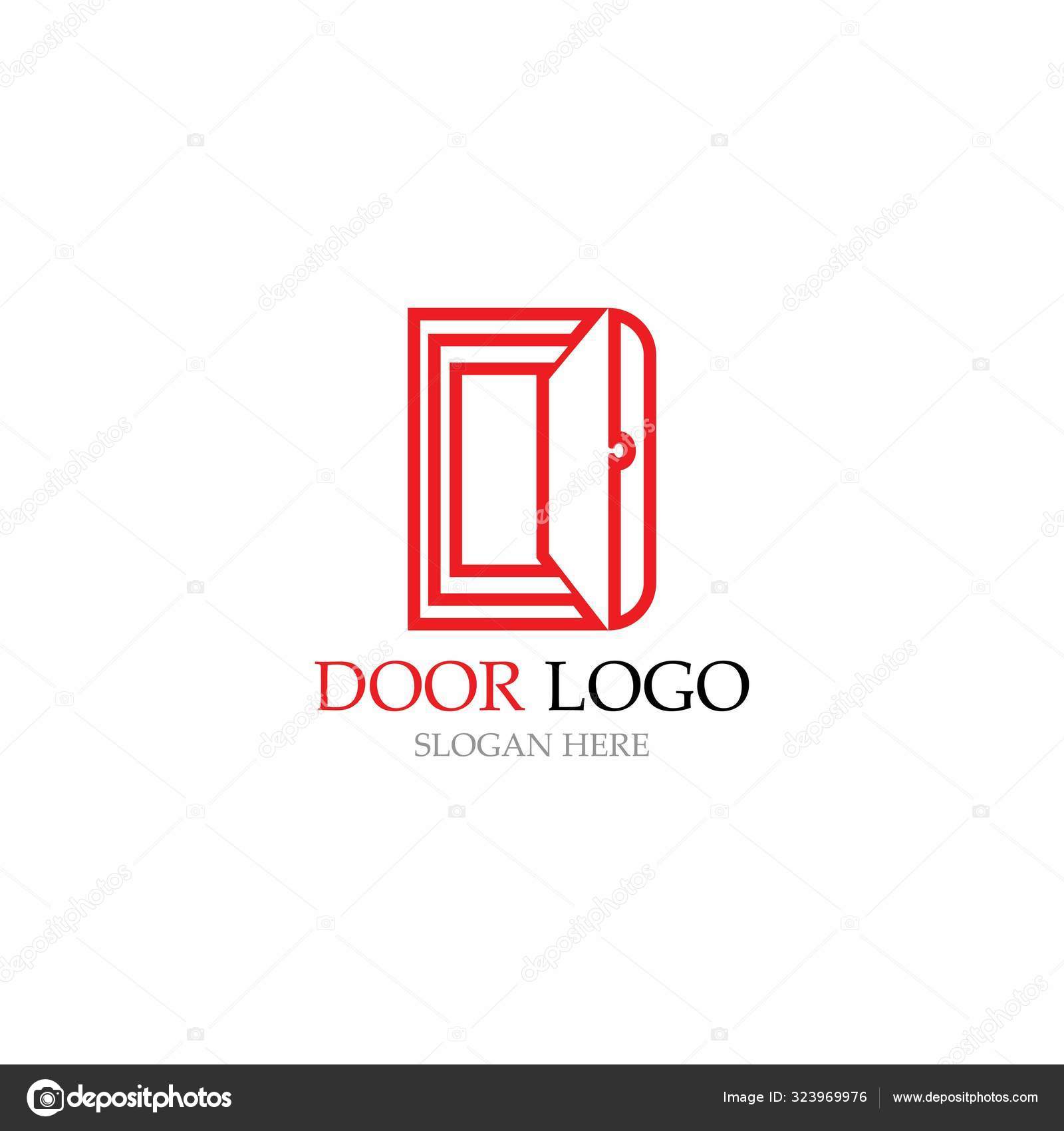 Door logo for home and building vectors Stock Vector by ©Hatigraphic ...