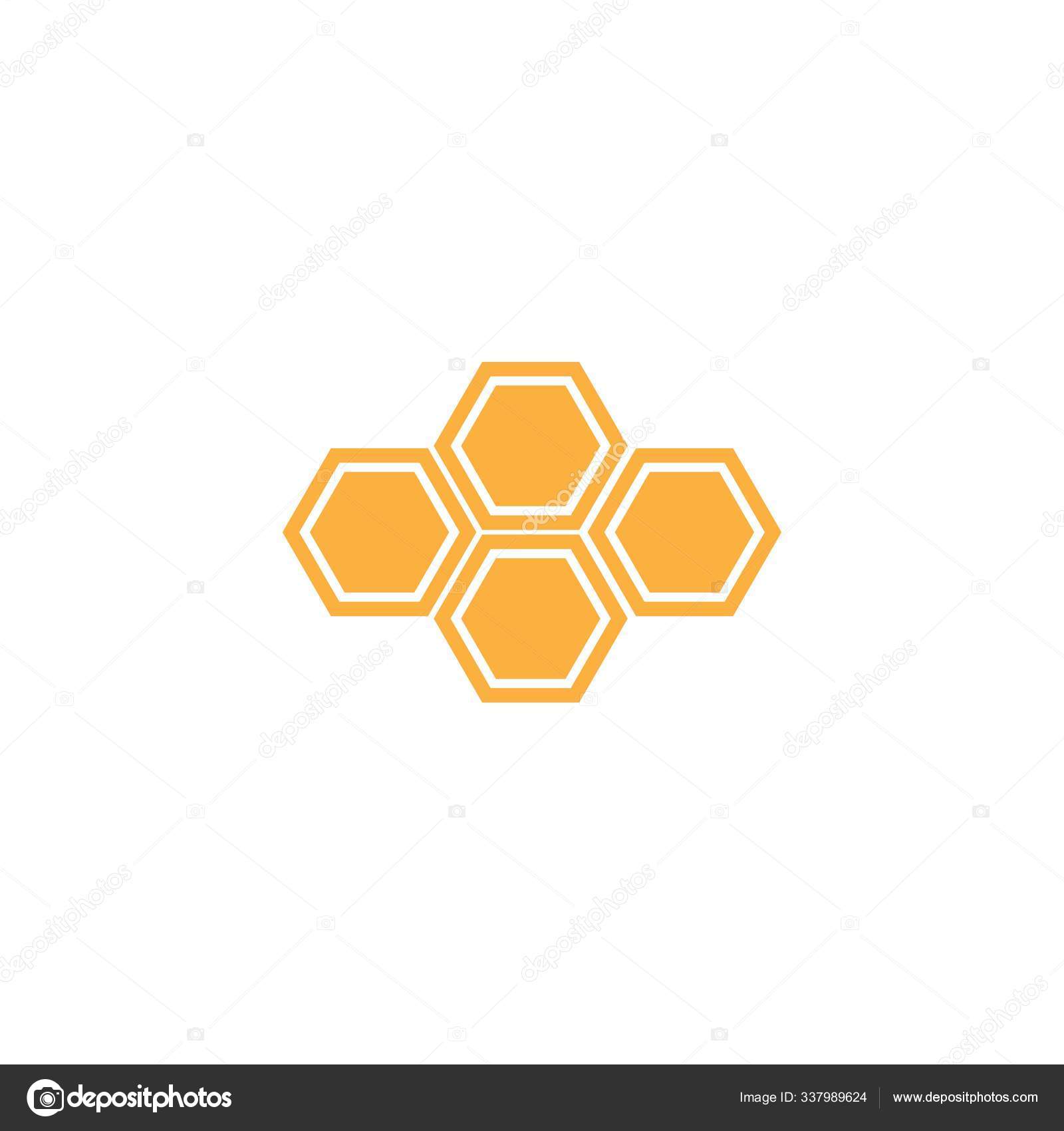 Honeycomb pattern. Hexagon abstract background vector Stock Vector ...