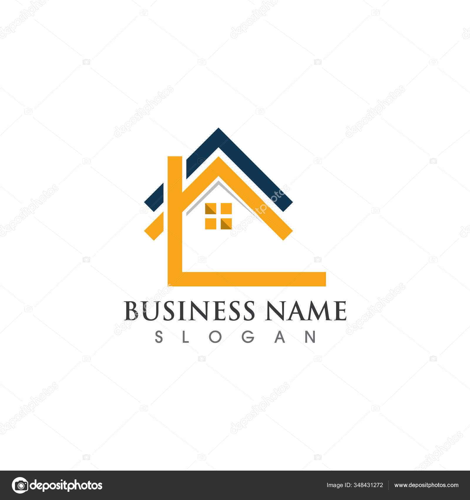 Home Logo Vector Símbolo Vector de stock #348431272 de ©Hatigraphic