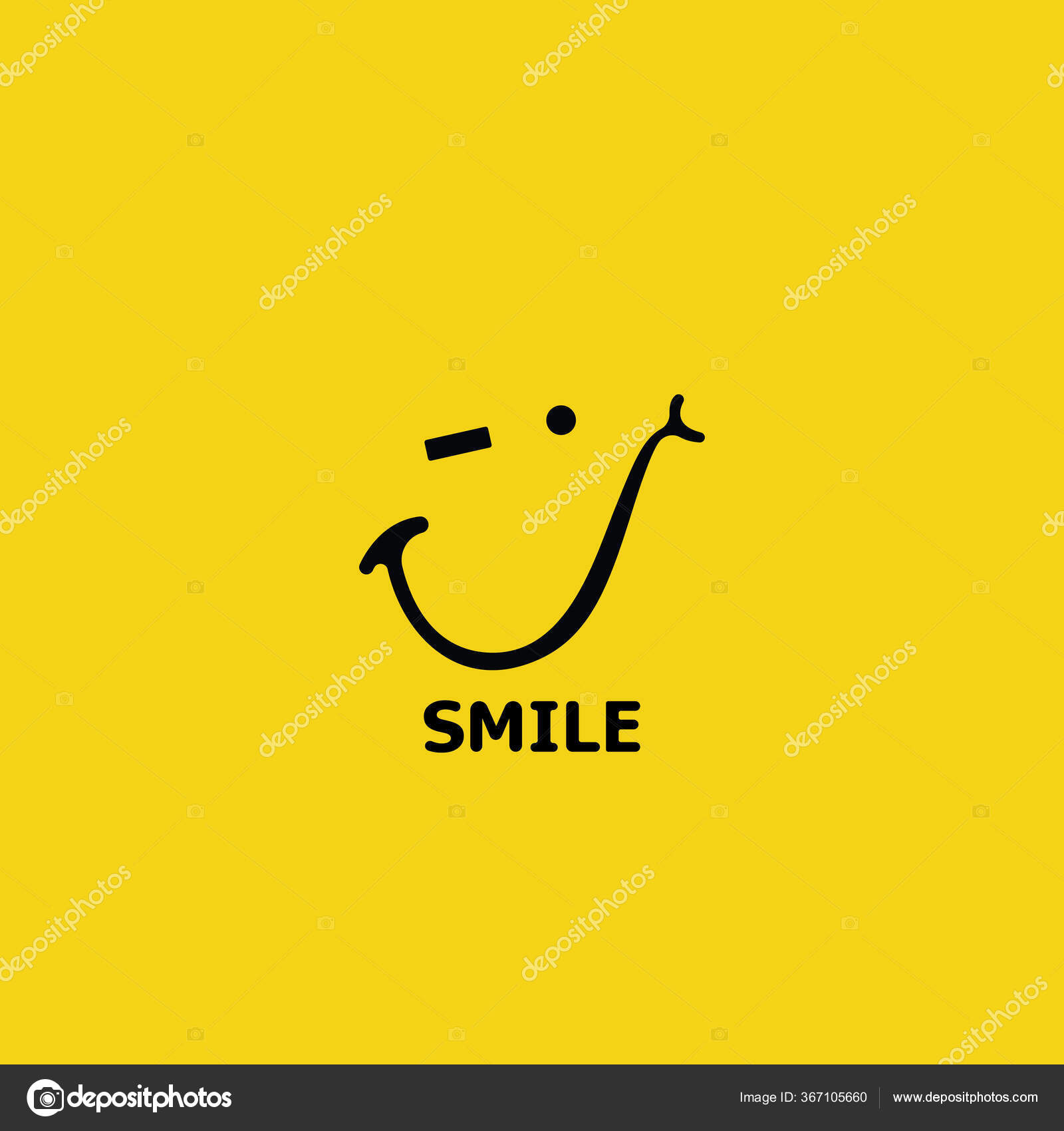 Smile Logo Symbol Vector Image Stock Vector Image by ©Hatigraphic ...