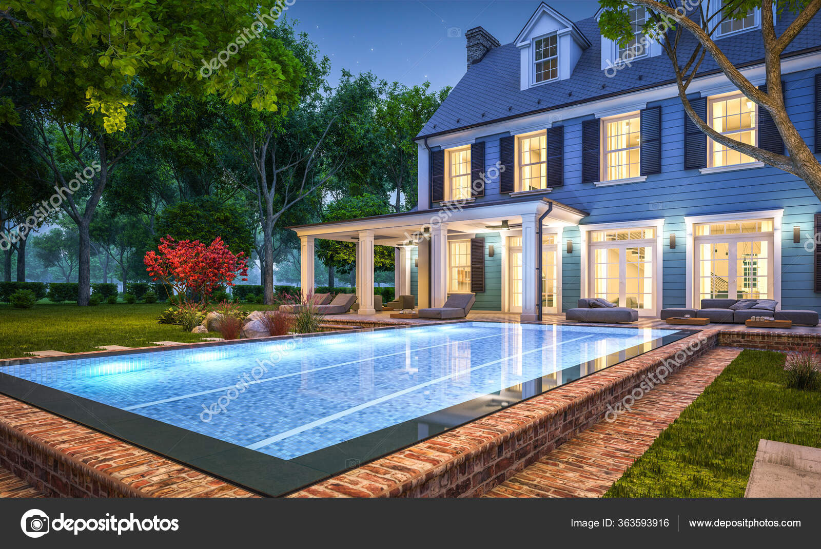 Beautiful House Pools