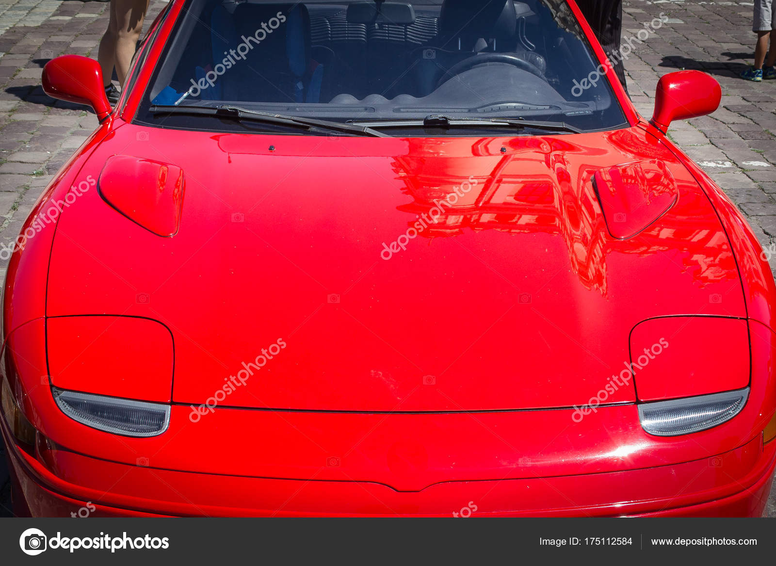 Historic Vehicle Front Lamp Vehicle Bonnet — Stock Photo © Blakemag ...