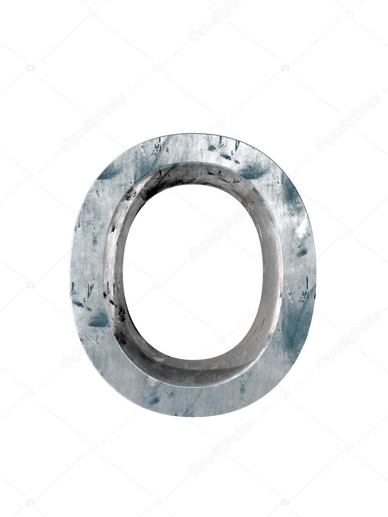 Alfabeto metálico. Renderizado 3D — Foto de stock #126059424 © elsar77