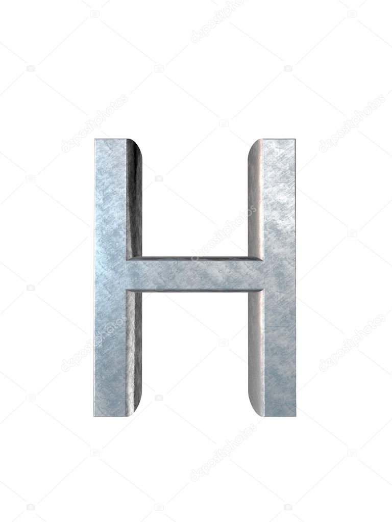 Alfabeto metálico. Renderizado 3D — Foto de stock © elsar77 #126067760