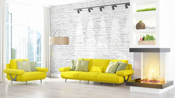 Yellow home interior Stock Photos, Royalty Free Yellow home interior ...