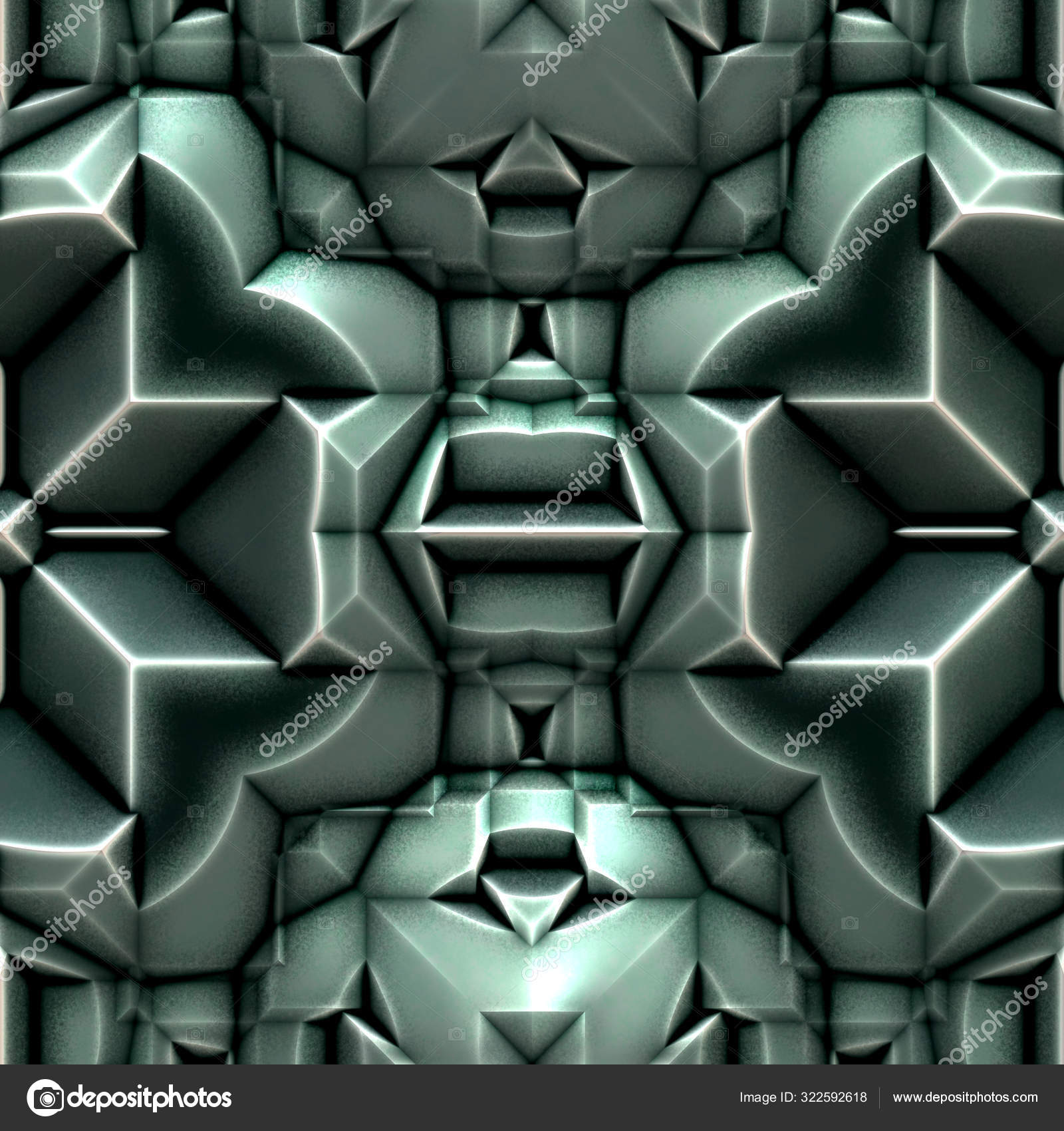 Seamless Tileable Futuristic Metal Texture Use Background Geometric ...
