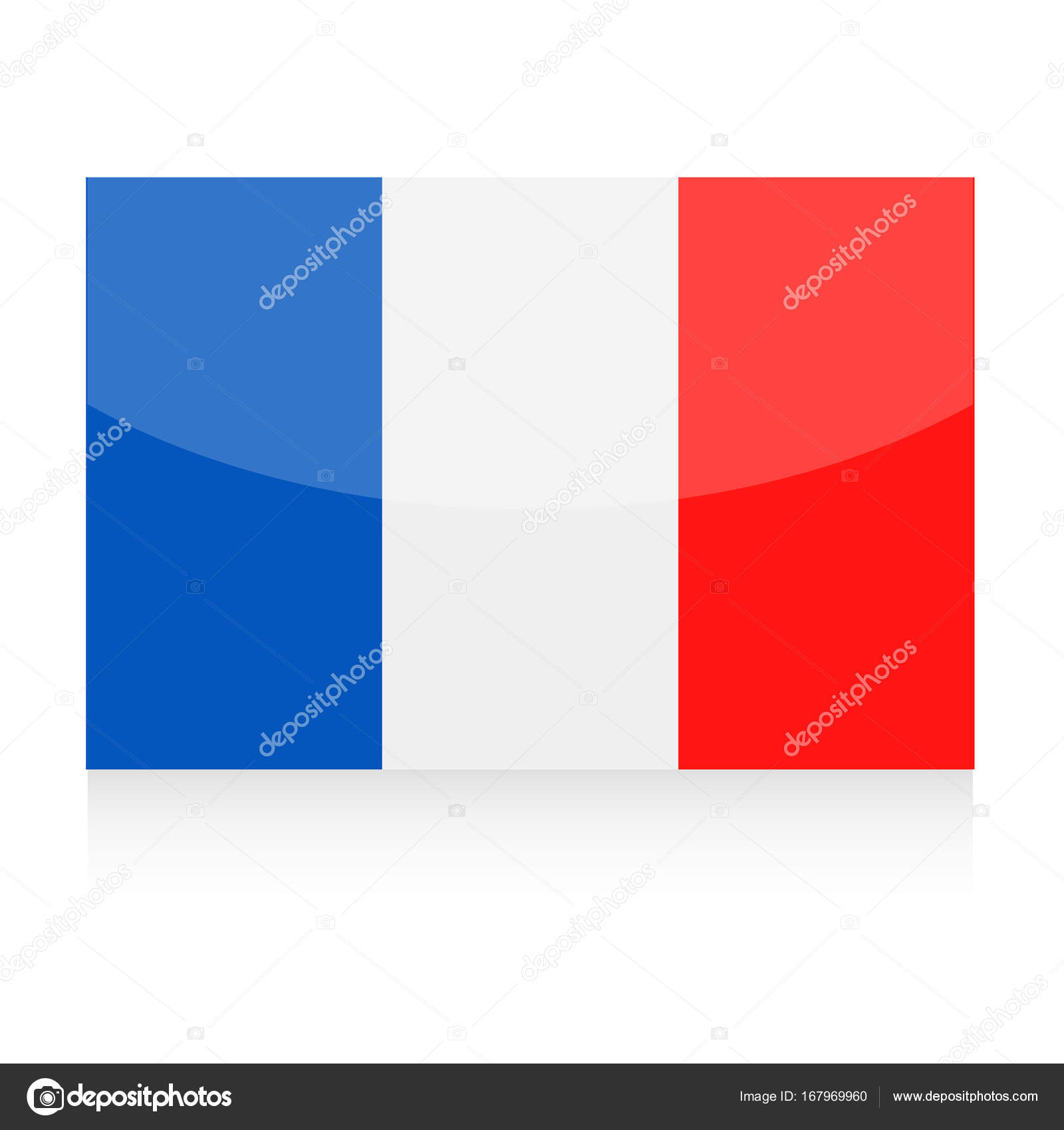 France Flag Vector Icon Stock Vector by ©dikobrazik 167969960