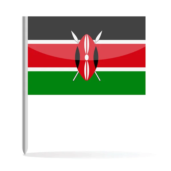 Kenya Flag Vector Set Stock Vector by ©dikobrazik 184532828