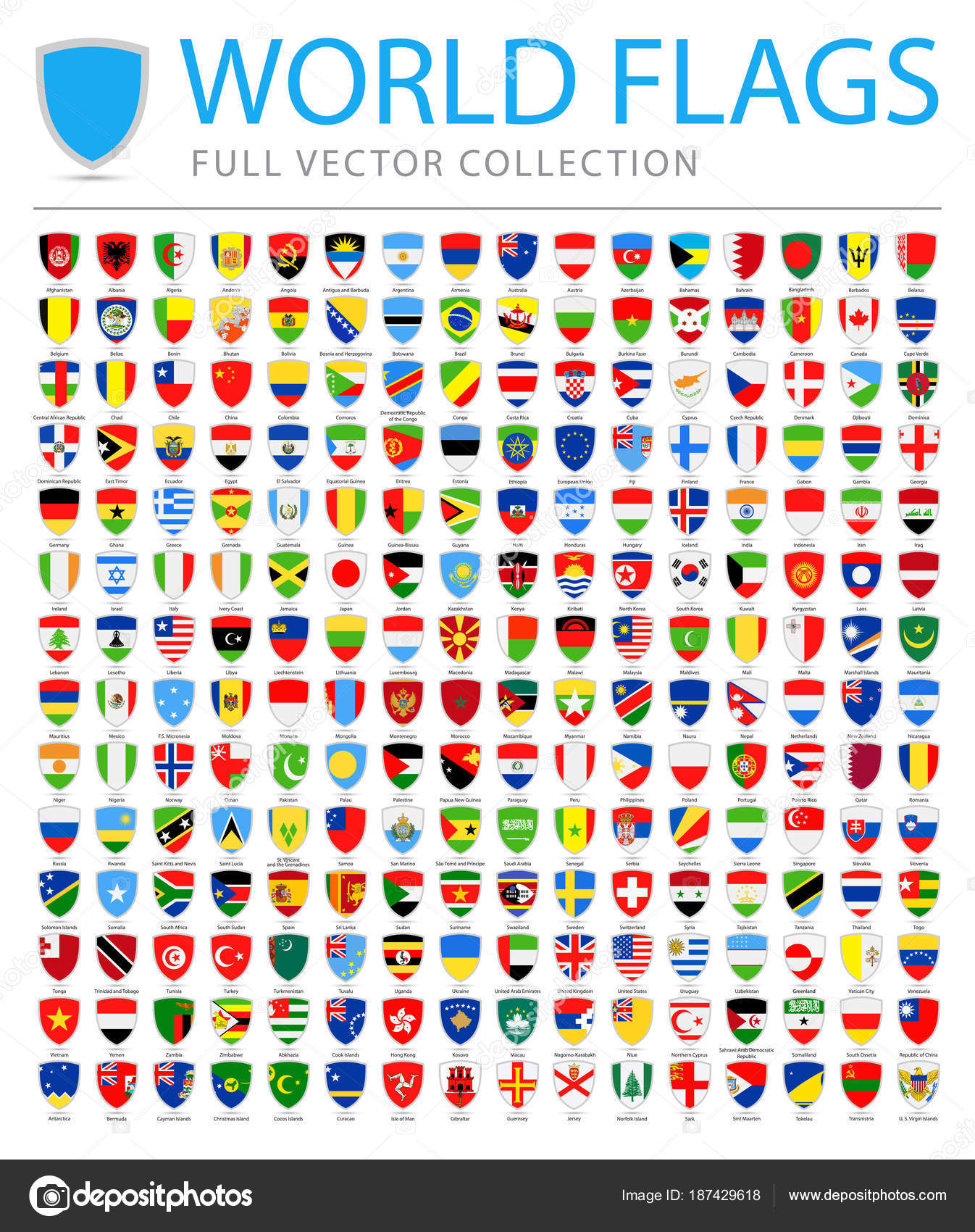 Todas las banderas del mundo - Nueva lista adicional de países y ...