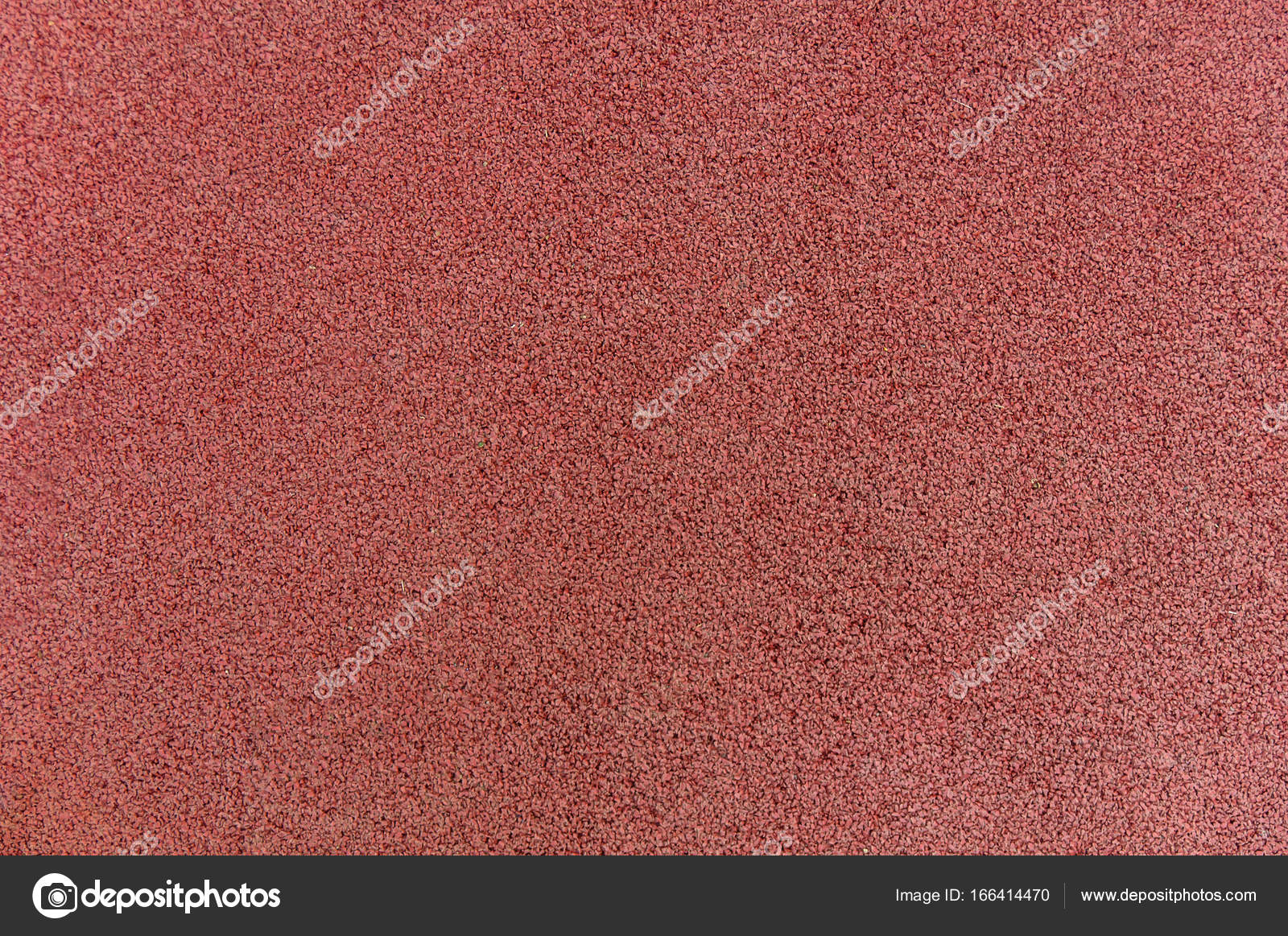 Red texture rubber made from crumb and a flexible core for running ...