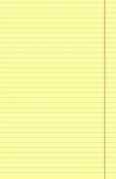 Yellow Lined Paper Clipart