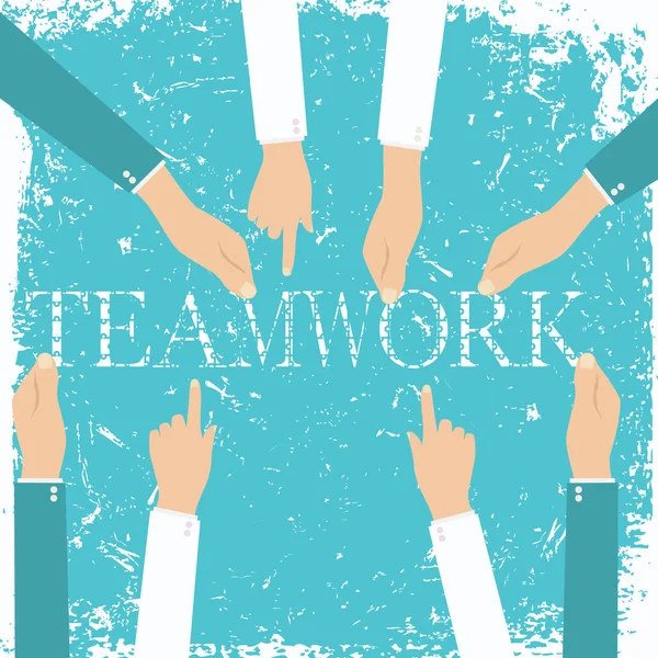 Teamwork background Vector Art Stock Images | Depositphotos
