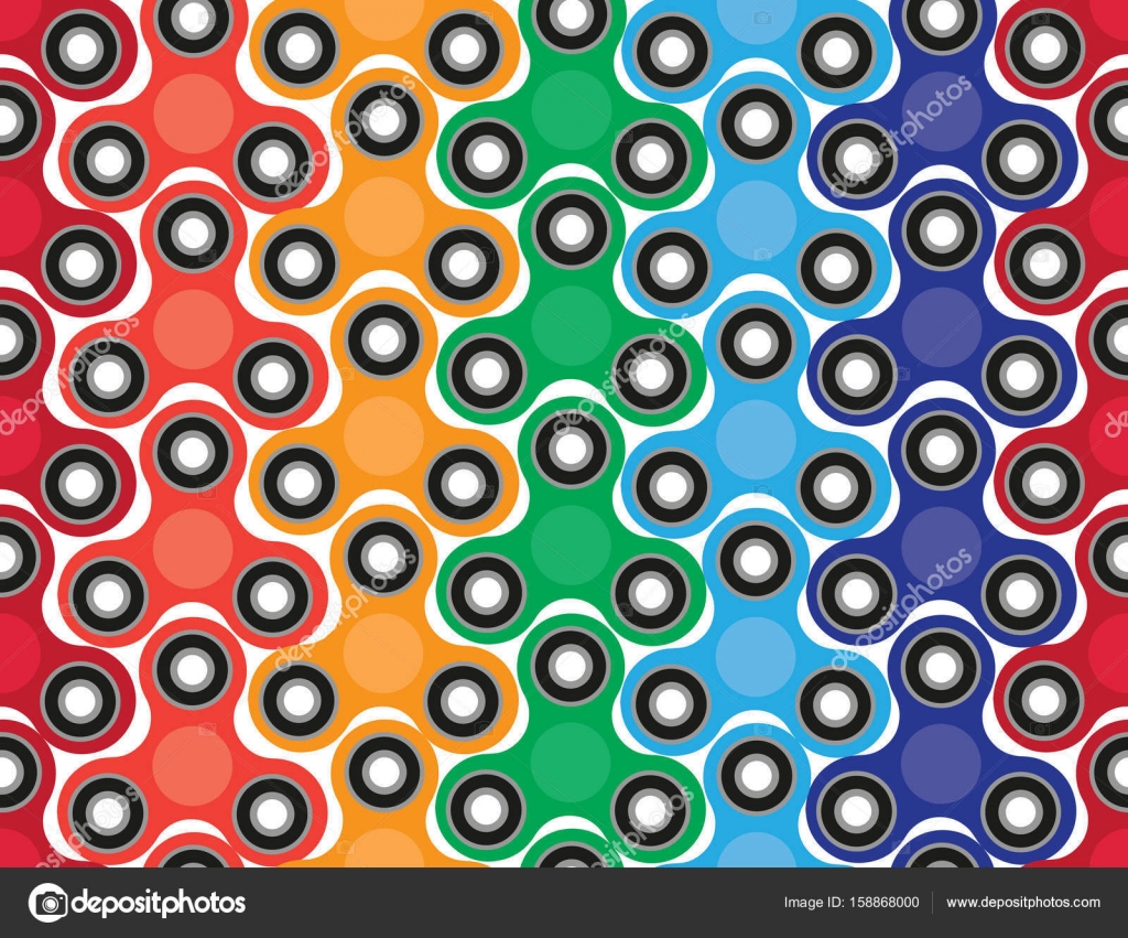 Many colorful spinners Stock Vector Image by ©ovi801 #158868000
