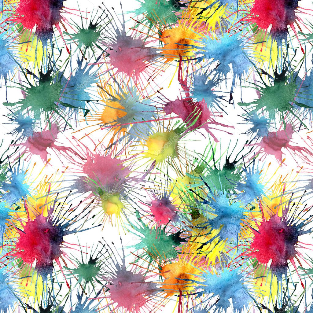 Hermosas manchas coloridas abstractas artísticas gráficas brillantes en ...