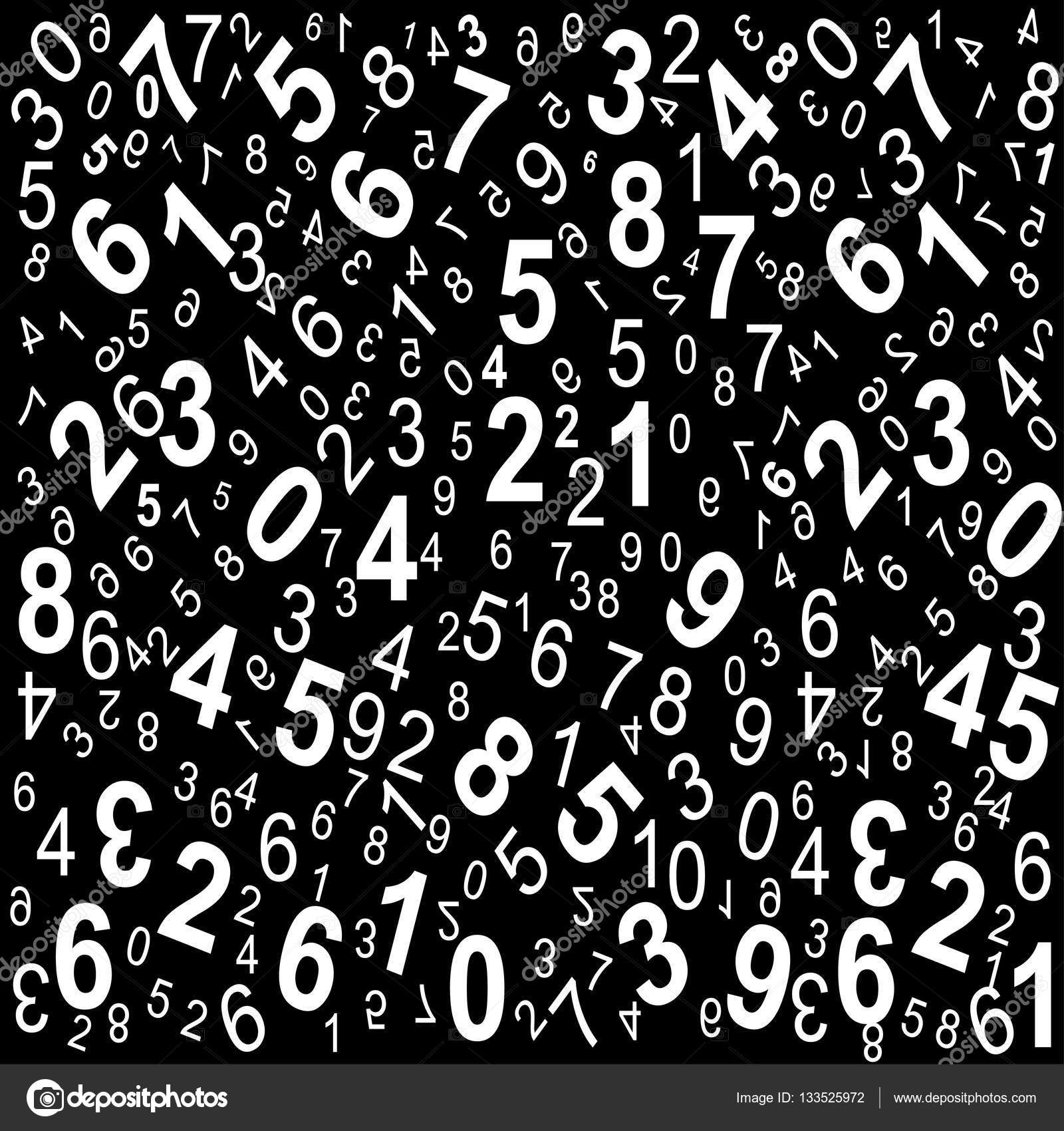 Vector of number background Stock Vector by ©alek_maneewan 133525972
