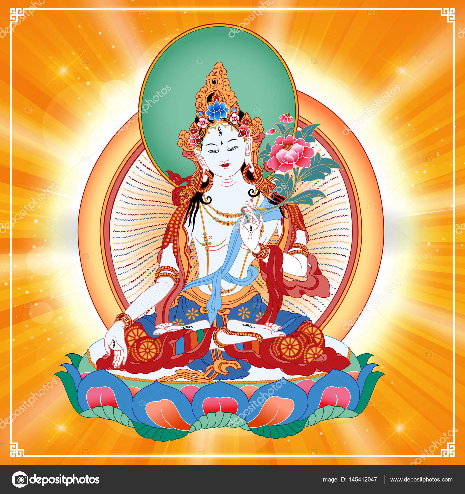 White Tara in Tibetan Buddhism, is a female Bodhisattva in Mahayana ...