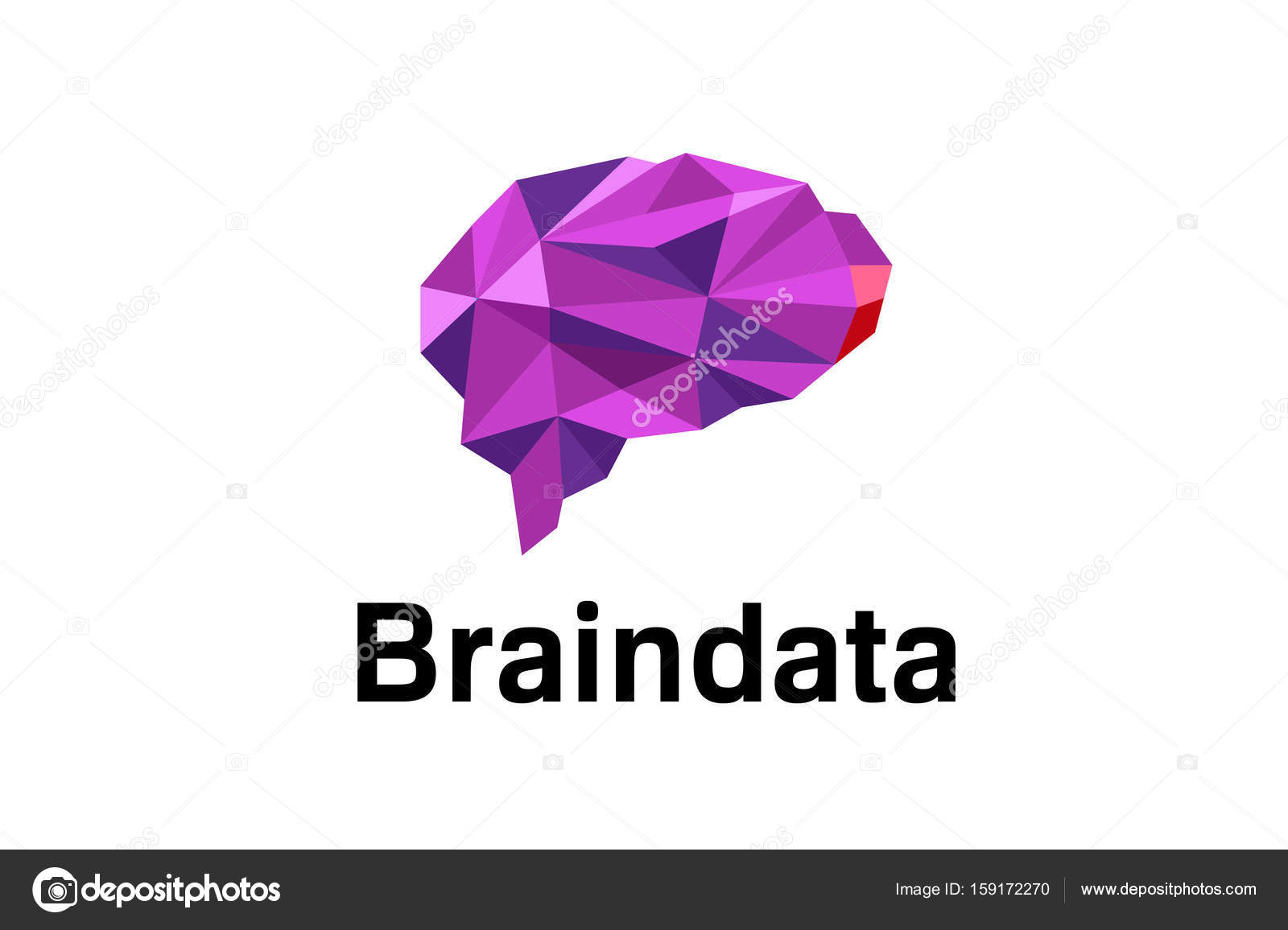 Brain Database Logo Design Illustration Stock Vector Image by ©Guru86 ...