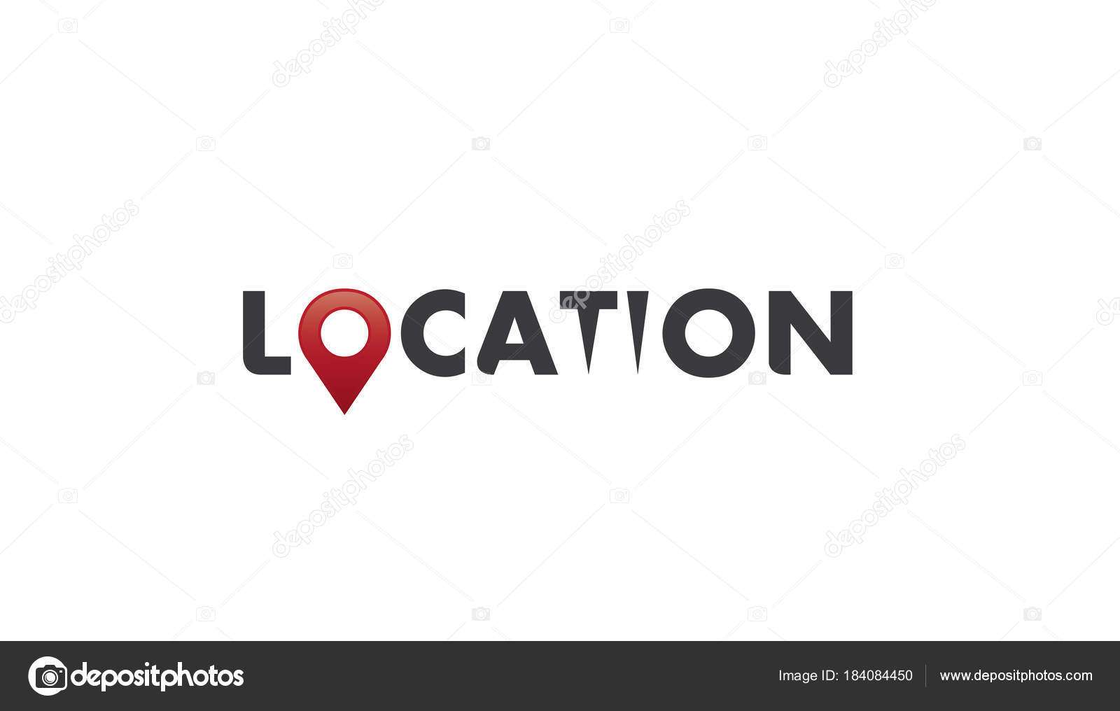 Location Logo Design Illustration Stock Vector Image by ©Guru86 #184084450