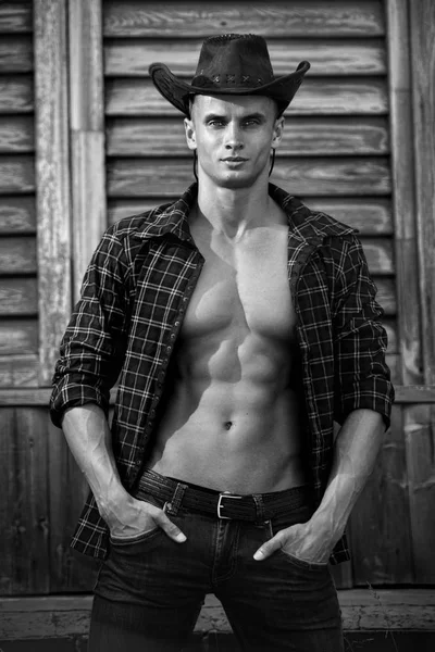 Handsome pose naked cowboy Stock Photos, Royalty Free Handsome pose ...