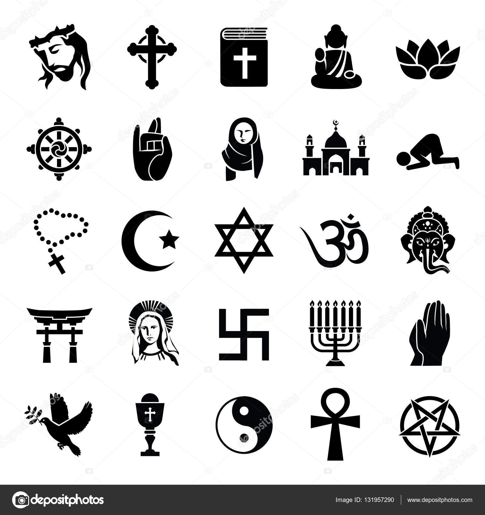 종교 문양 벡터 아이콘 — 스톡 벡터 © naripuru #131957290