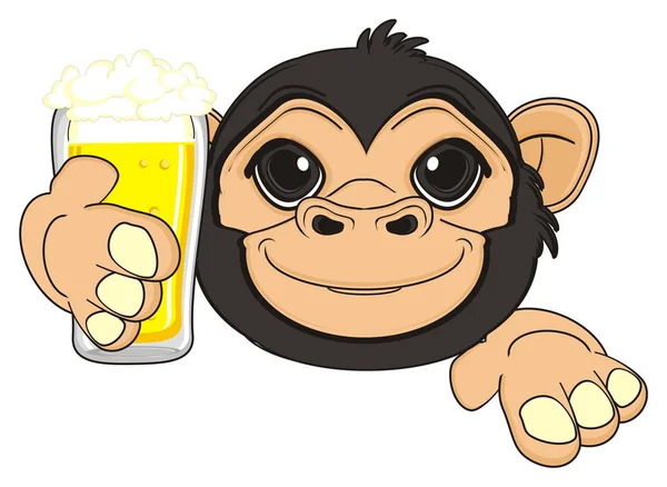 Drunk monkey cartoon Stock Photos, Royalty Free Drunk monkey cartoon ...
