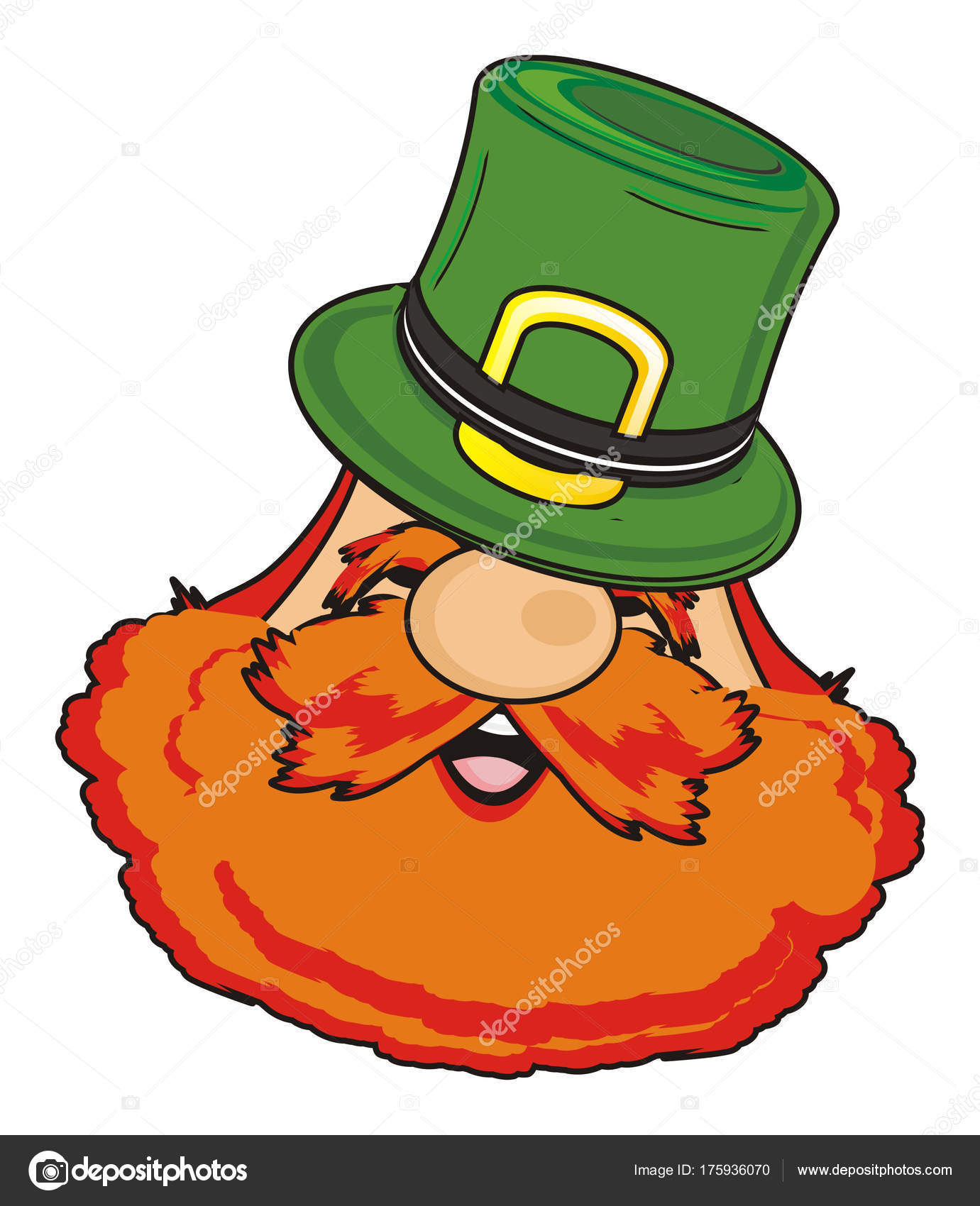 Happy Face Patrick Stock Illustration by ©tatty77tatty #175936070