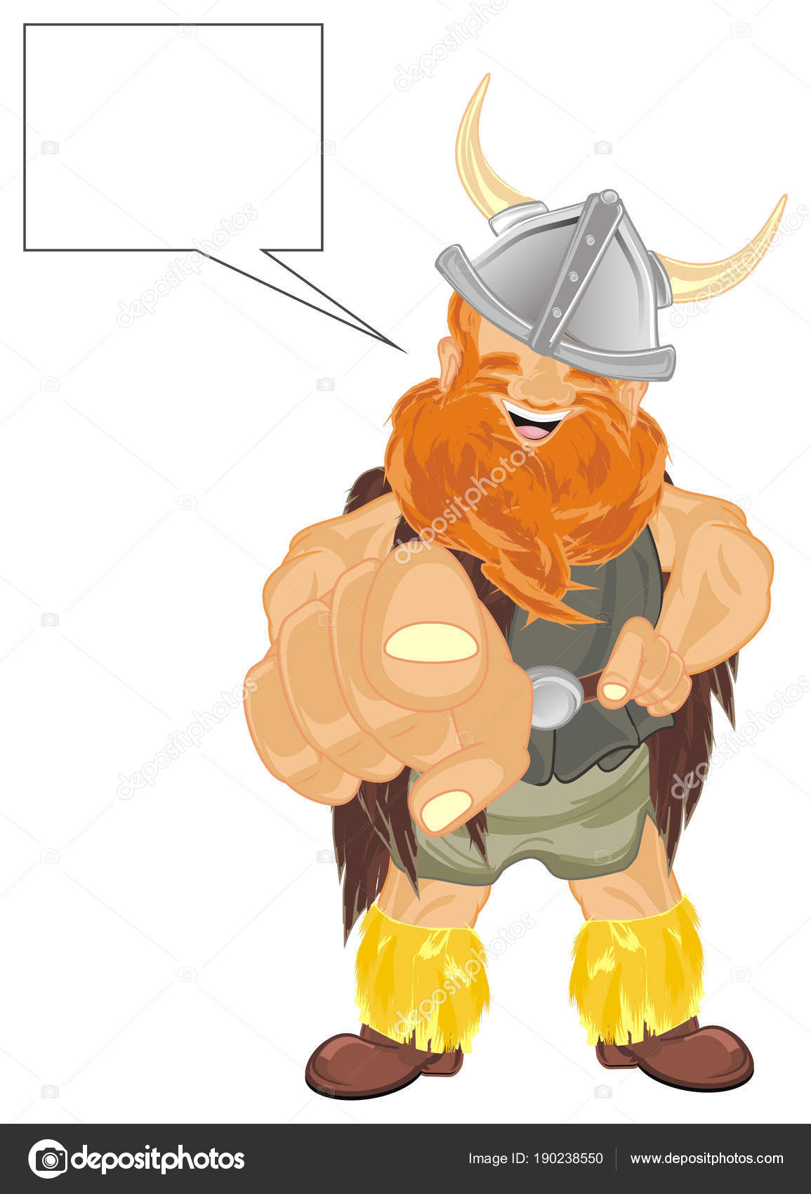 Happy Viking Stand Think Stock Illustration by ©tatty77tatty #190238550