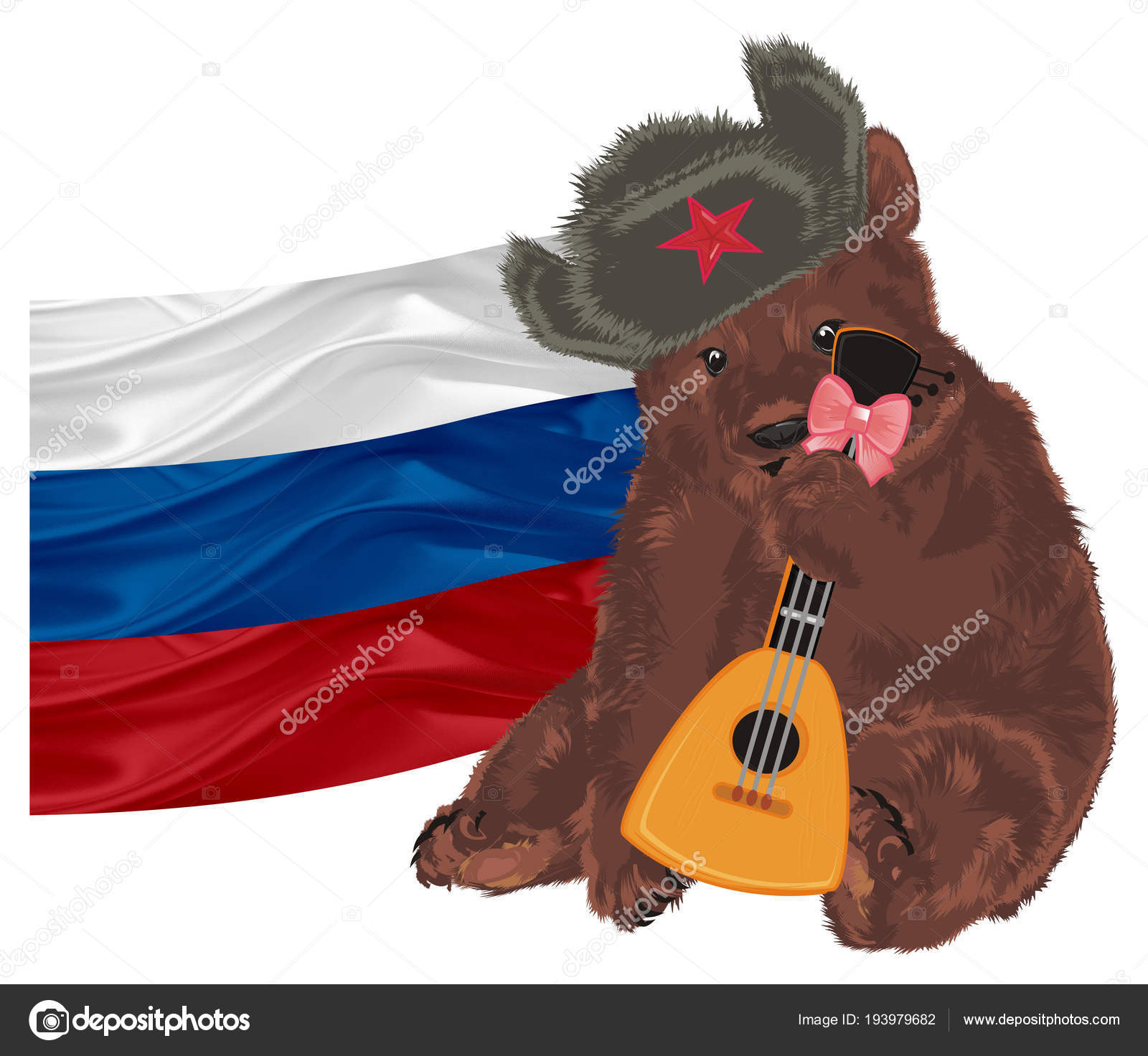 One Russian Bear Russian Symbols Stock Illustration by ©tatty77tatty ...