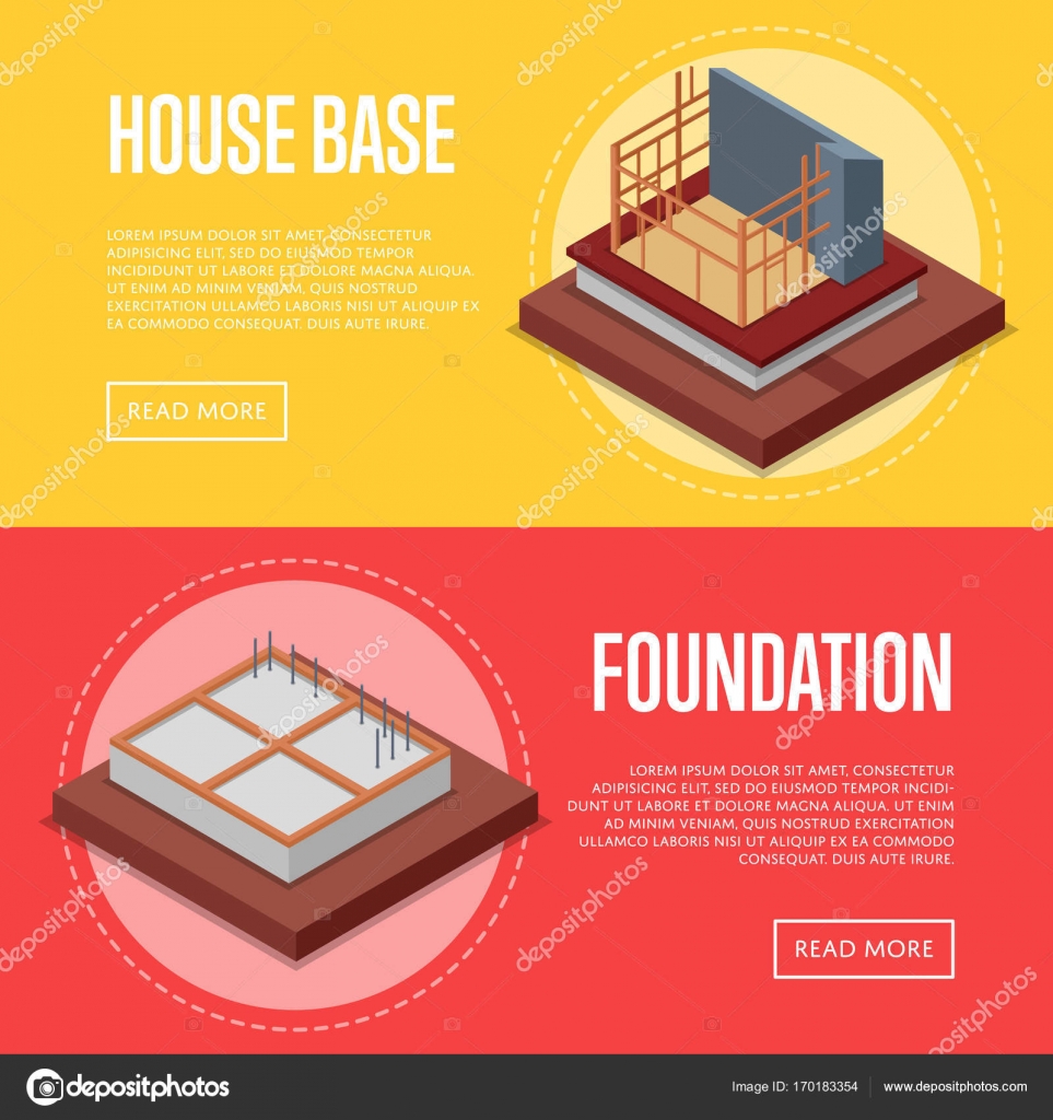 House base construction posters set Stock Vector by ©studioworkstock ...