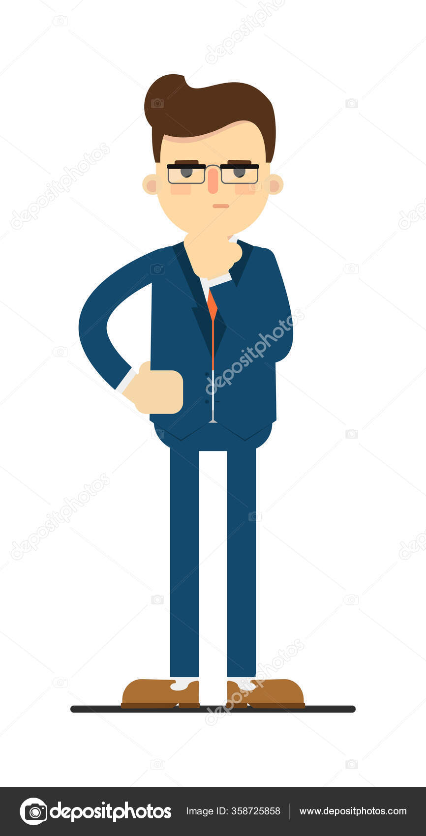 Unconfident Clip Art