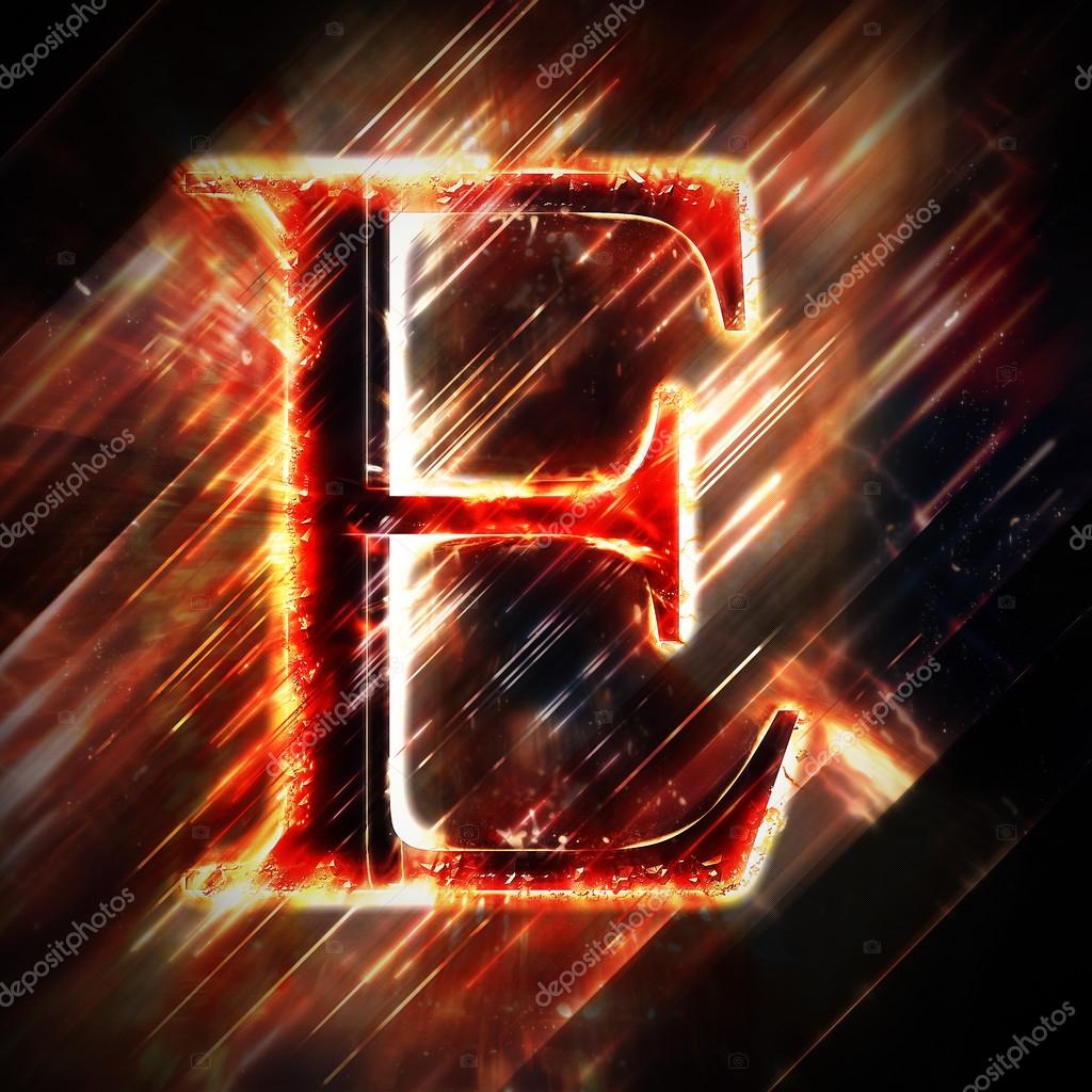 Red light letter E Stock Photo by ©ornithopter 125465154