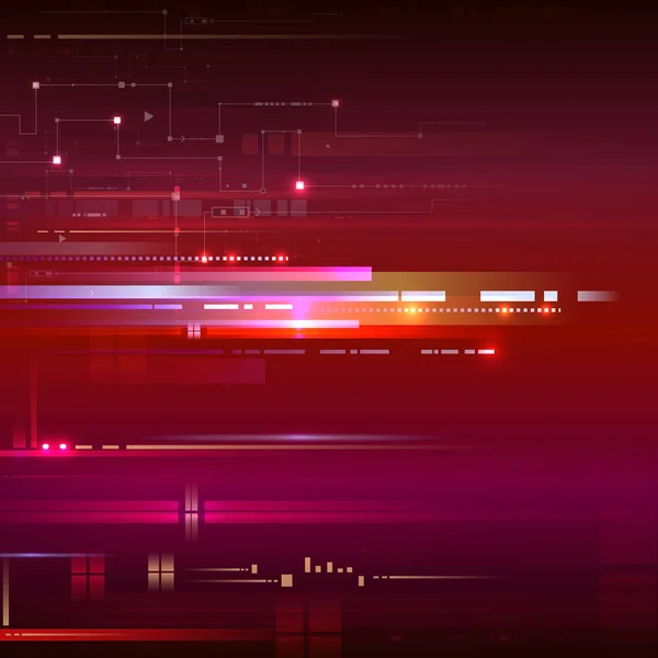 Red tech abstract background composition — Stock Vector © SSylenko #3440504