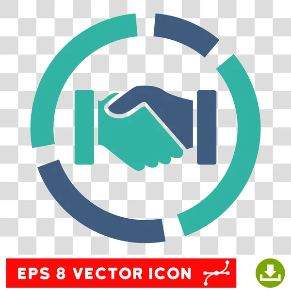 Handshake Diagram Eps Vector Icon Stock Vector Image by ©ahasoft #126331626
