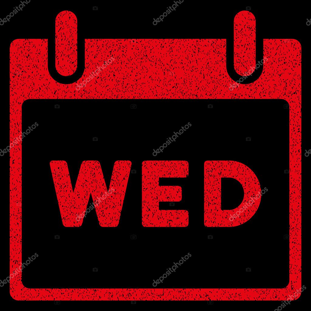 Wednesday Calendar Page Grainy Texture Icon — Stock Vector © ahasoft ... Wednesday Calendar Page Grainy Texture Icon — Stock Vector © ahasoft ...