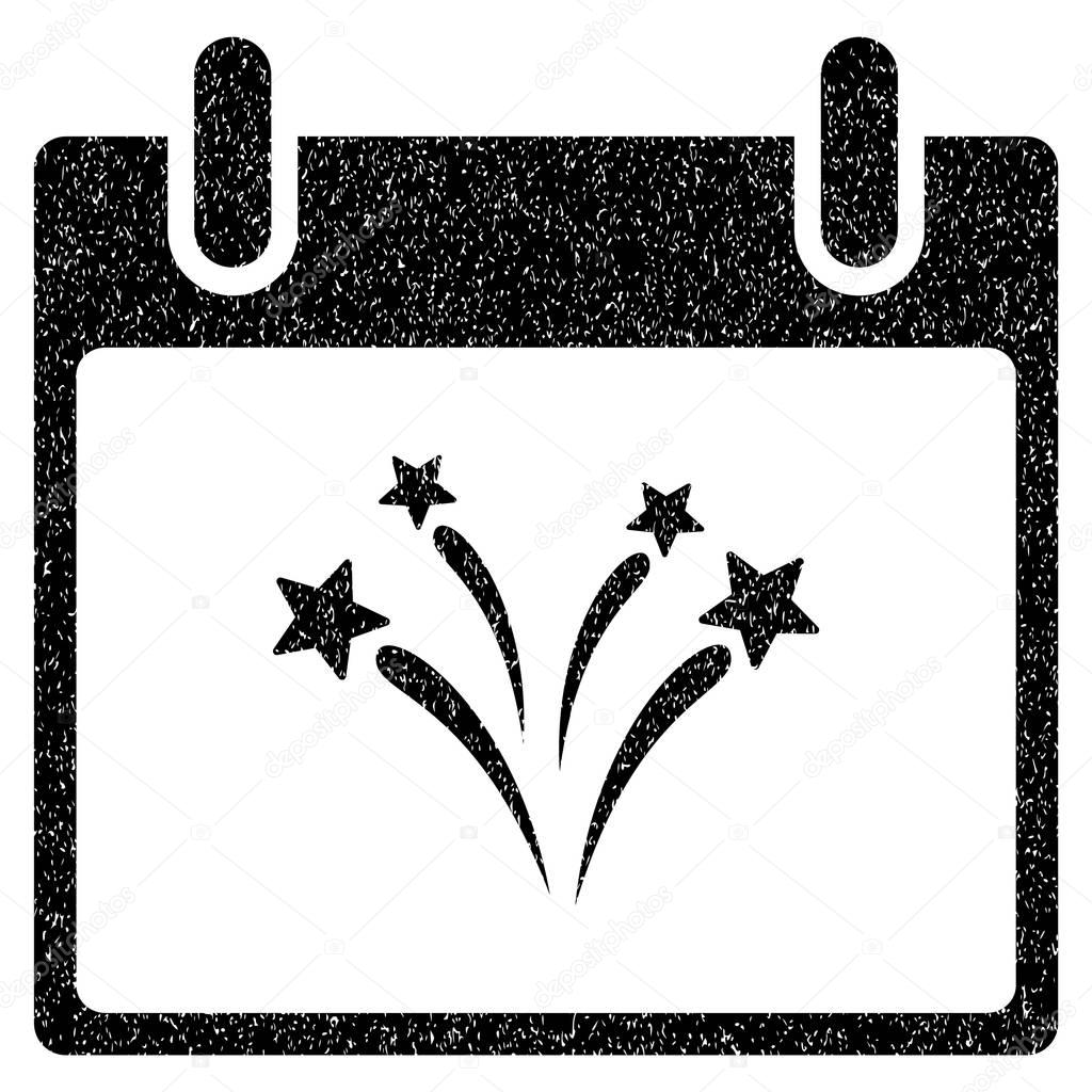 Fireworks Calendar Day Grainy Texture Icon — Stock Vector © ahasoft ... Fireworks Calendar Day Grainy Texture Icon — Stock Vector © ahasoft ...