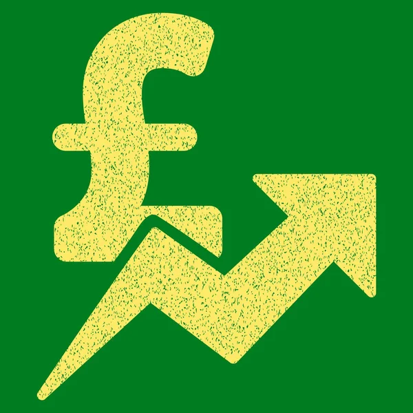 Pound Sales Growth Grainy Texture Icon — Stock Vector © ahasoft #129131594