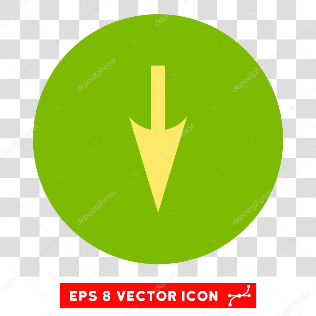 Sharp Down Arrow Round Vector Eps Icon — Stock Vector © ahasoft #129653206 Sharp Down Arrow Round Vector Eps Icon — Stock Vector © ahasoft #129653206