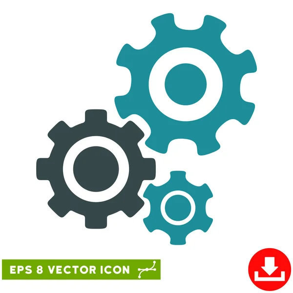 Gear Mechanism Vector Eps Icon — Stock Vector © ahasoft #127477772