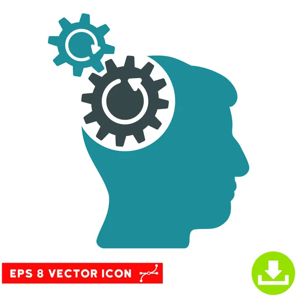 Head Cogs Rotation Vector Eps Icon — Stock Vector © ahasoft #127487830