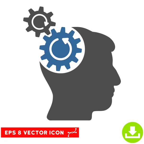 Head Cogs Rotation Vector Eps Icon — Stock Vector © ahasoft #127487830
