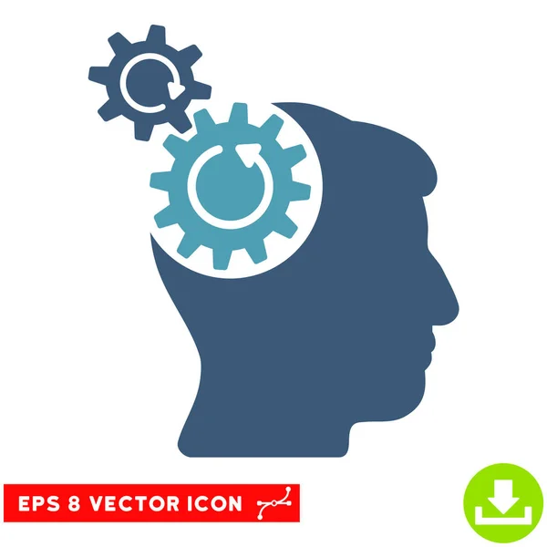 Head Cogs Rotation Vector Eps Icon — Stock Vector © ahasoft #127487830