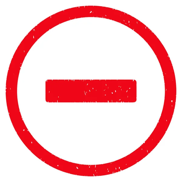 Red Subtraction Sign