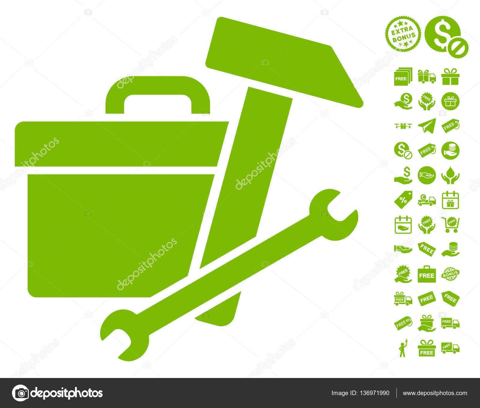 Green Toolbox Icon