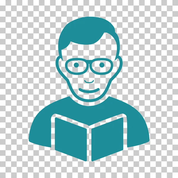 Lector del dibujo animado imágenes de stock de arte vectorial ...