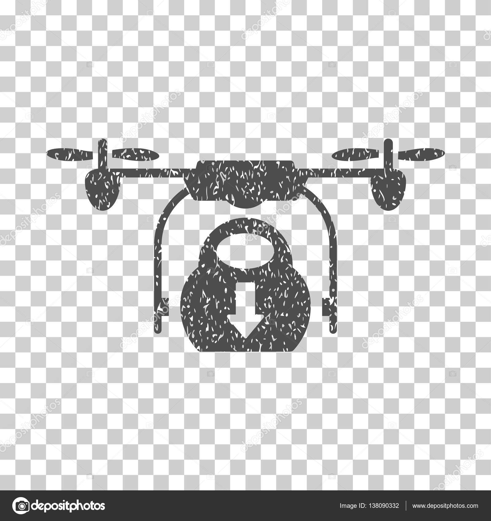 Drone Drop Cargo Grainy Texture Icon — Stock Vector © ahasoft #138090332
