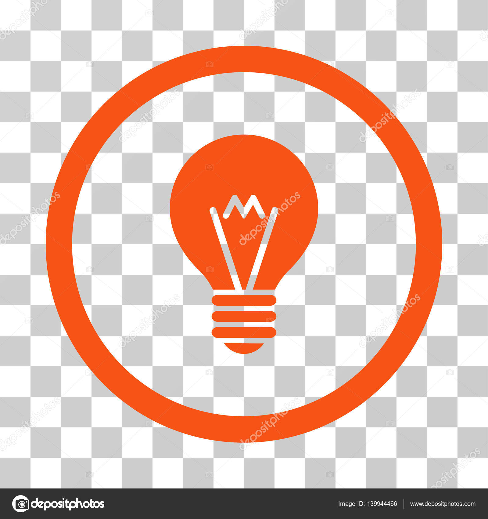 Hint Bulb Rounded Vector Icon Stock Vector Image by ©ahasoft #139944466