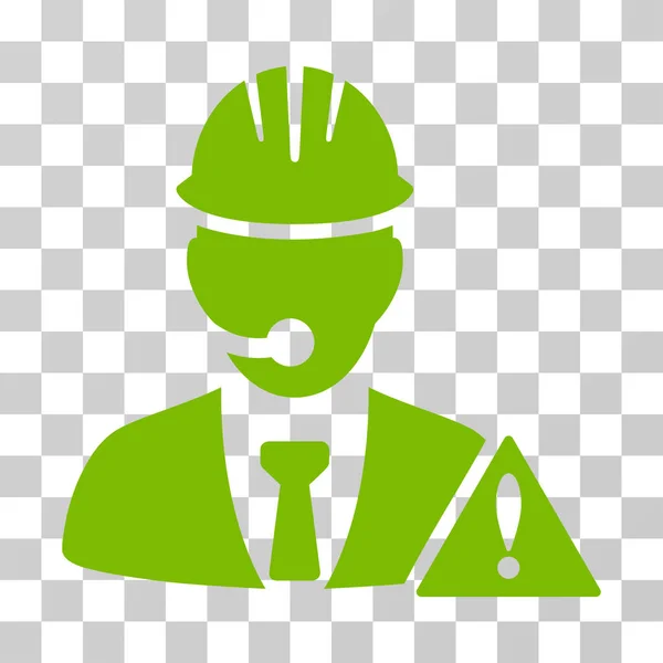 Industrial Emergency Operator Flat Icon Stock Vector Image by ©ahasoft ...