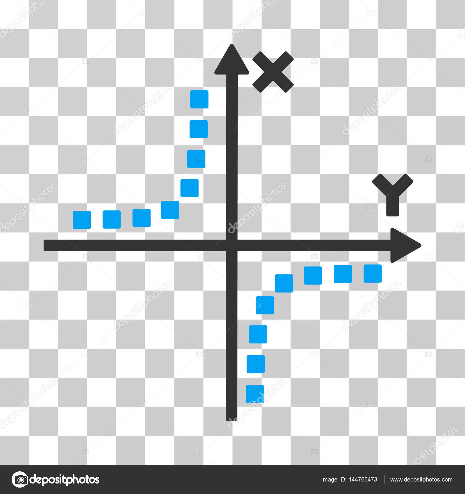 Hyperbola Plot Vector Icon — Stock Vector © ahasoft #144766473